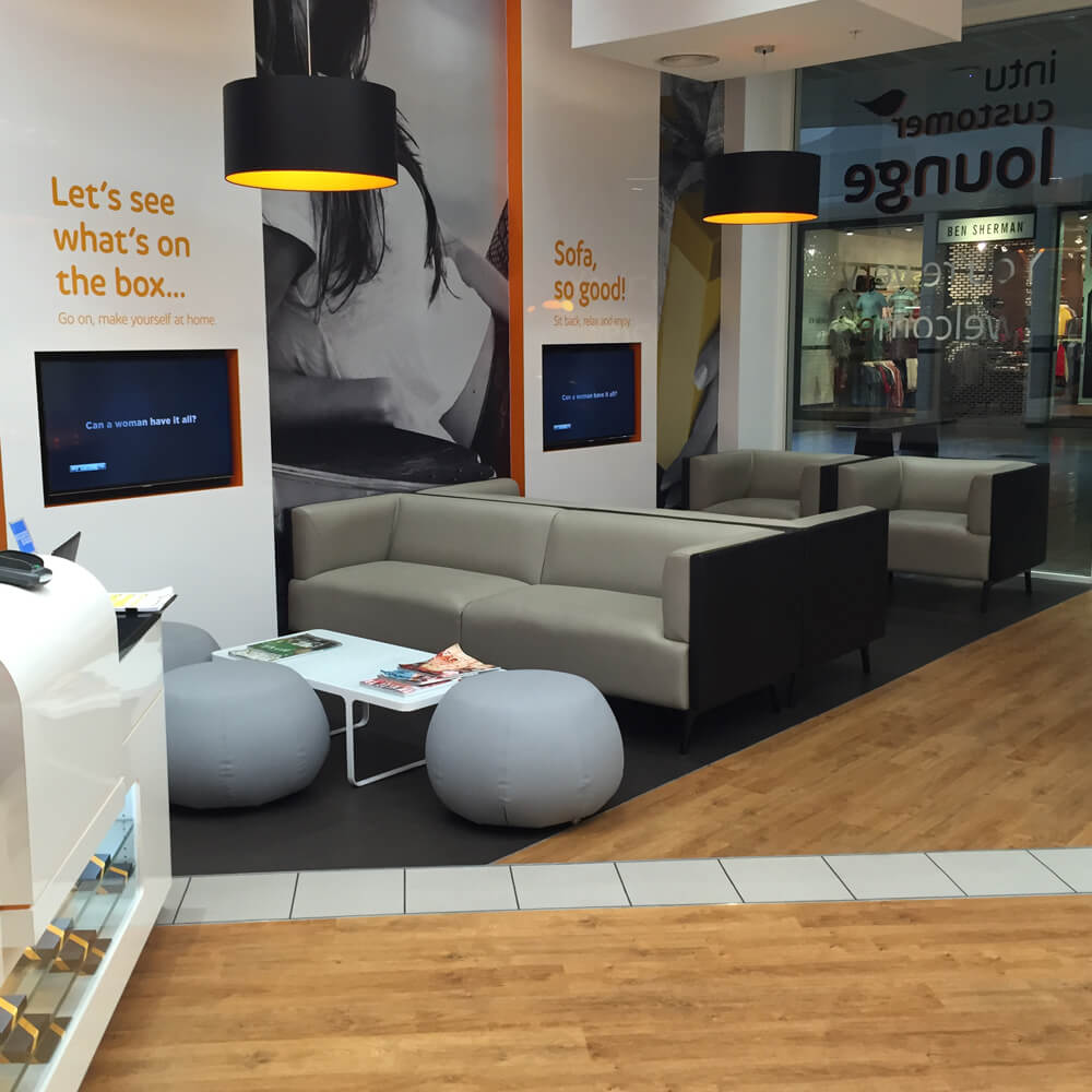 Intu Lakeside Customer Lounge | Working Environments Furniture