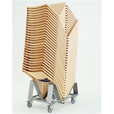 Theo Wood Stacking Chair | Working Environments Furniture