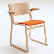 Theo Wood Stacking Chair | Working Environments Furniture
